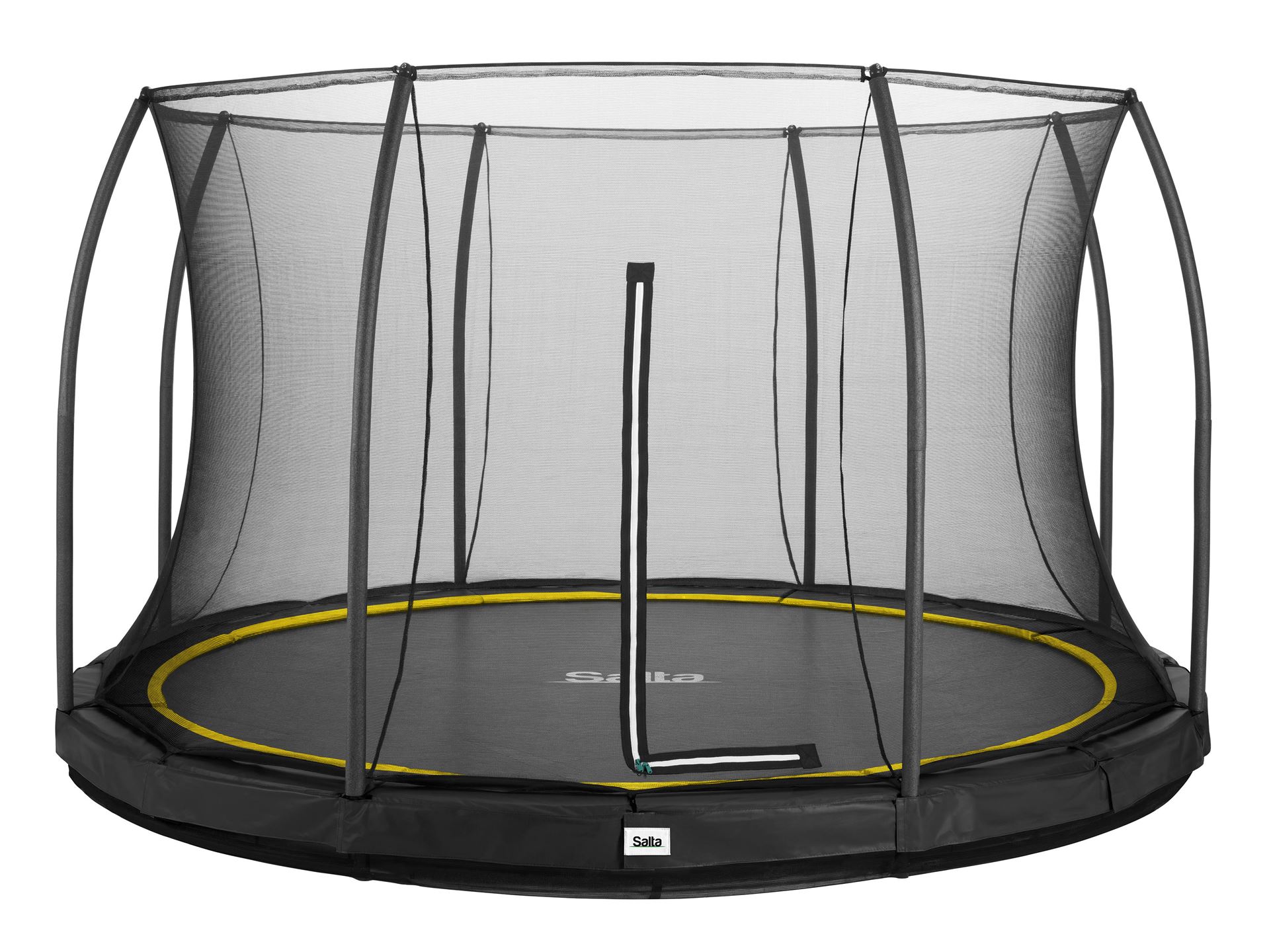 Salta trampoline Comfort Edition Ground - Ø366 cm - Rond - Zwart Geniet ...