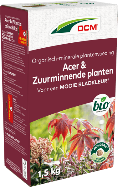 DCM Plantenvoeding Acer & Zuurminnende planten 1,5 KG - Voor het ...