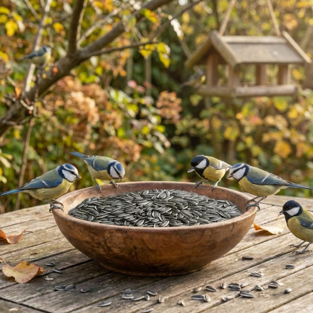 Vogelmix Gestreepte zonnebloempitten 12,5kg